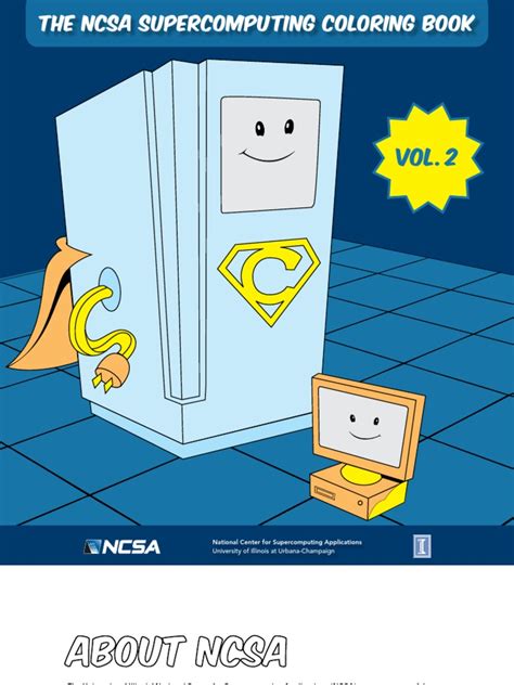 The Ncsa Supercomputing Coloring Book Vol 2 Pdf Supercomputer Science And Technology