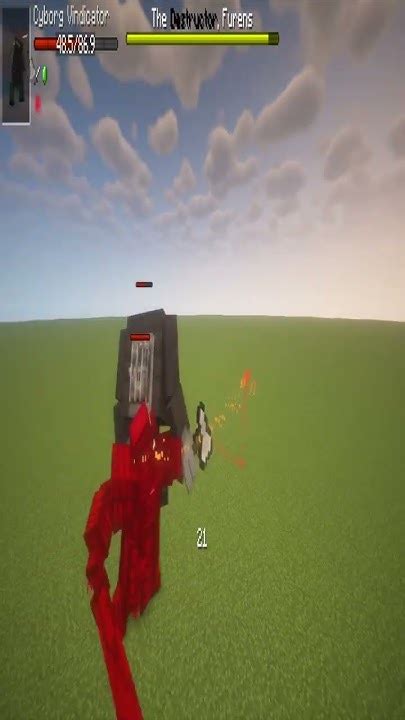 The Destructor Furens Vs Cyborg Vindicator Minecraft Mobsbattle