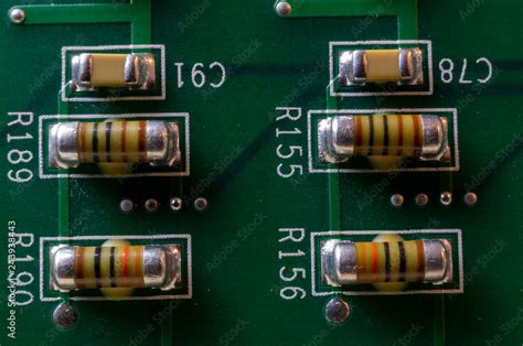 PCB Capacitor Stock Photo Adobe Stock