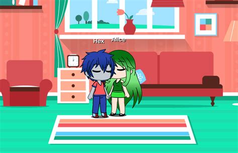 Classic Hex And Alice Kissing By Teaganm On Deviantart