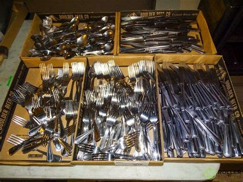 5 Trays Of Silverware Roller Auctions