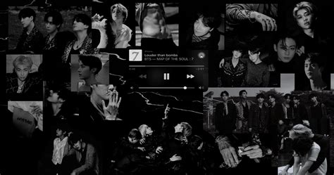 BTS OT7 Dark Aesthetic Wallpaper