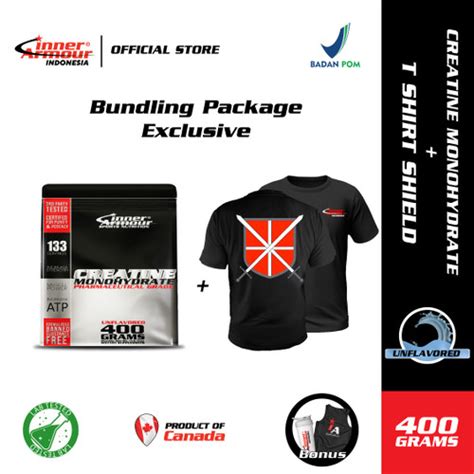 Jual Inner Armour Creatine Monohydrate 400 Gr Kaos Shield Kota