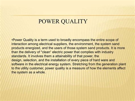 Enhancement Of Power Quality In Distribution System Using D Statcom Ppt