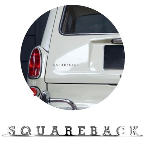 Vw Squareback Script Emblem Badge Sign For Vw Type 3 Classic Parts Depot