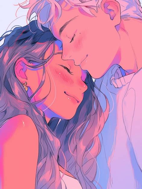 Premium Ai Image There Is A Man And Woman Kissing Each Other In A