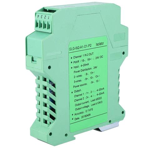 4 20ma current signal isolator dc0 10v input for two wire transmitters