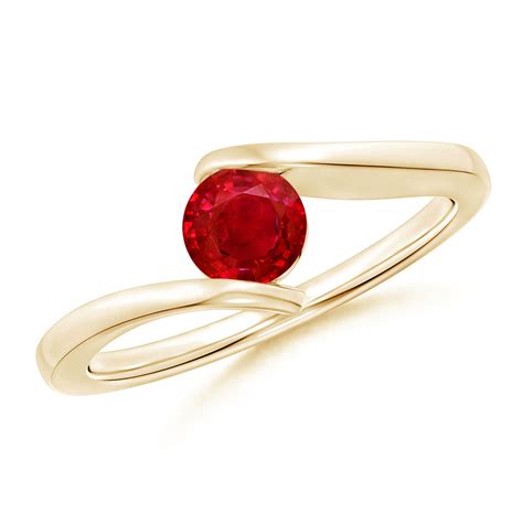 Shop Ruby Solitaire Rings For Women Angara