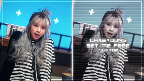 Twice Chaeyoung Set Me Free Mv Twixtor Clips 4k Youtube