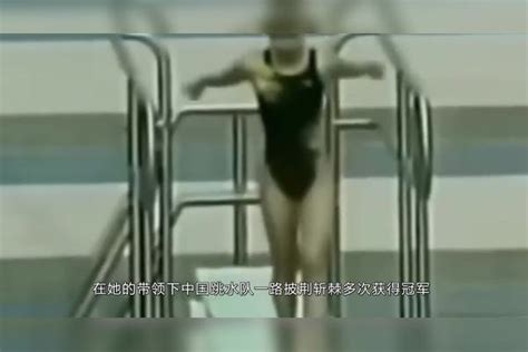郭晶晶最不可思议的一跳，出现失误也0水花，不愧是世界顶级实力郭晶晶水花失误