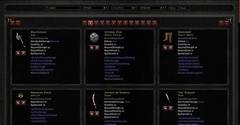 Diablo 2 Resurrected D2 Classic Database Site Demo Updated 14 04 2021