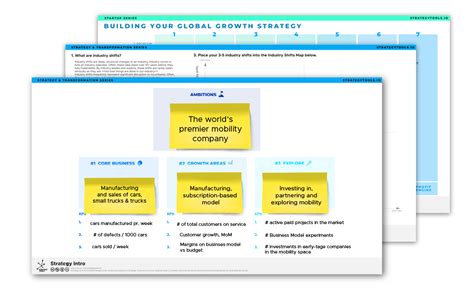 Strategy Tools Free Strategy Canvases Strategy Tools
