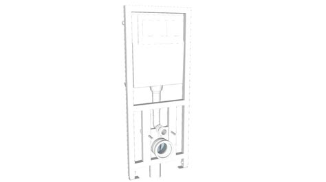 K 6284 2x6 In Wall Tank And Carrier System With Flush Actuator Plate