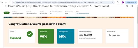My Second Ai Journey With Oci Generative Ai Professional