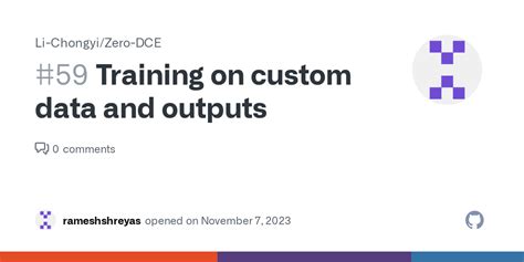 Training On Custom Data And Outputs Issue 59 Li Chongyi Zero DCE
