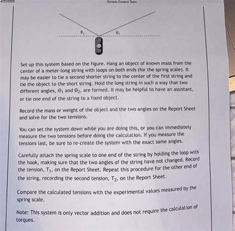 Listen Lab Static Equilibrium Introduction The Chegg Com
