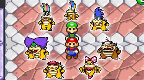 Mario And Luigi Superstar Saga All Koopaling Bosses Youtube