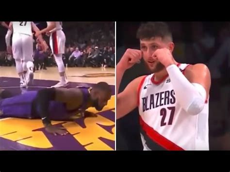 Watch Lebron James Once Sent Jusuf Nurkic Into The Shadow Realm