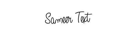 93 Sameer Text Name Signature Style Ideas Unique Esignature