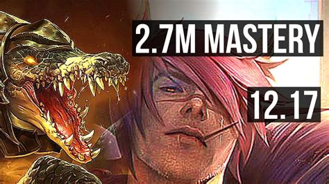Renekton Vs Sett Top 27m Mastery 1000 Games 12313 Dominating