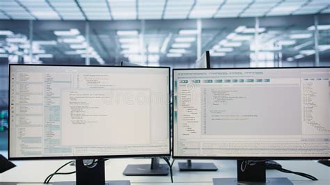Computers In Empty Data Center Facility Managing Servers Energy