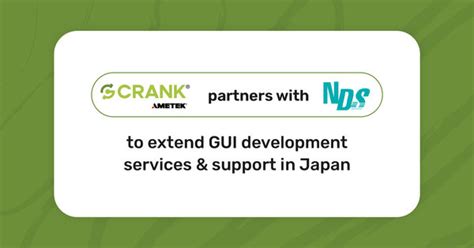 Crank Ametek Partners With Osakands To Extend Gui Development