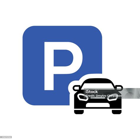 주차 아이콘입니다 주차장 도로 표지판 주차장 공공 구역 기호입니다 자동차 그림입니다 교통에 대한 스톡 벡터 아트 및 기타 이미지 교통 단체 도로 표지판 Istock