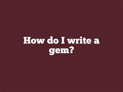 writing ruby gems pat allan
