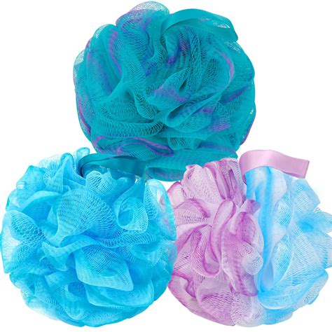 Farmoga Bath Sponge Shower Loofah Soft Mesh Body Wash Scrubber Exfoliator Puff Shower Sponge