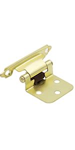 Homdiy Pairs Units Brushed Nickel Cabinet Hinge Self Closing Kitchen Cabinet Hinges