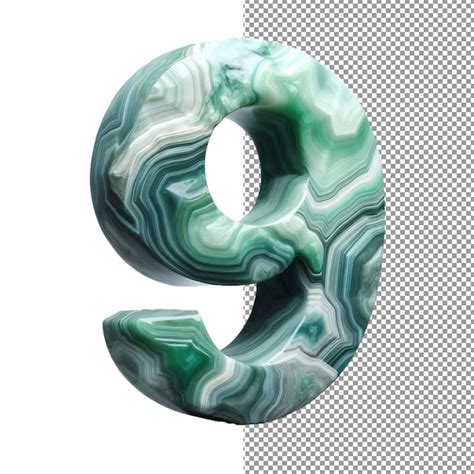 Premium Psd Numerical Dimensions Isolated 3d Number On A Clear Png Canvas