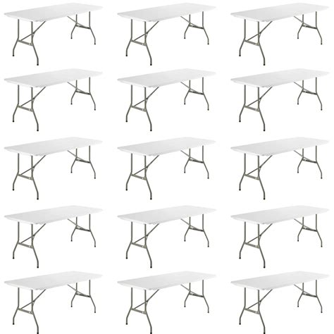 Buy 15 Pack 6 Foot X 30 Inch Heavy Duty Granite White Plastic Bi