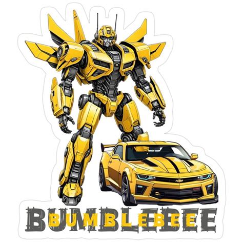 Bumblebee The Soldier Autobots Transformers Sticker For Sale By Innovyadesigns
