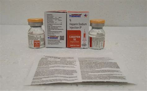 Heparin Sodium 5000 Iu 5 Ml Leaflet Inside At ₹ 118 60 Vial Mumbai Id 2851775826362