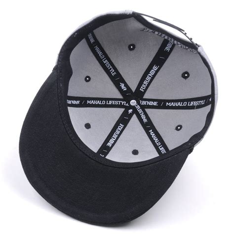 Flat Brim Rope Embroidery Snapback Caps