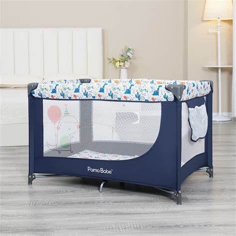 Pamo Babe Portable Crib With Mattress Wayfair
