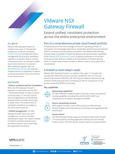 Vmware Nsx Gateway Firewall Pdf Pdf Firewall Computing Computer