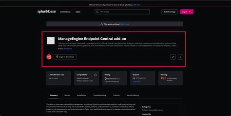 Splunk Integration Endpoint Central