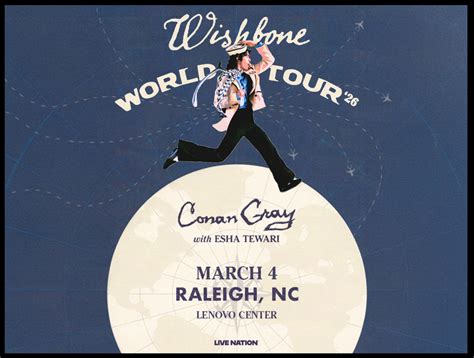 Conan Grays Wishbone World Tour
