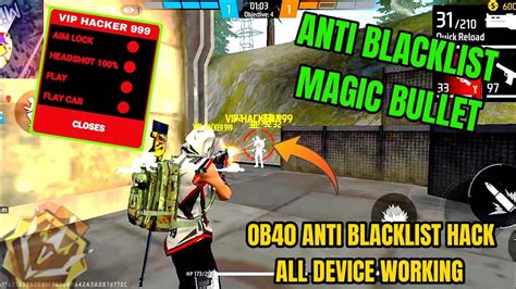Free Fire Magic Bullet Hack FF Injector Headshot Magic Bullet Config