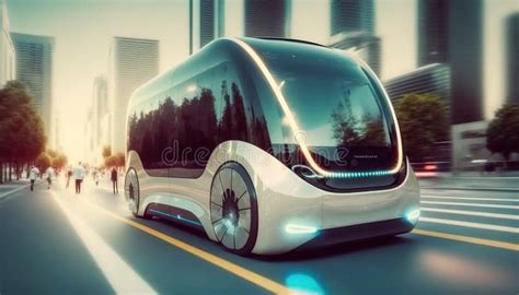 Autonomous Car Future Futuristic Public Transportation Sustainable