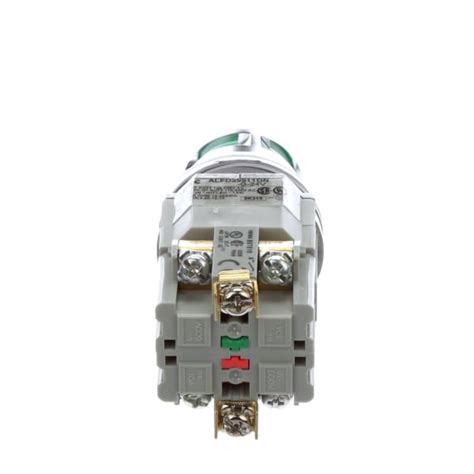 IDEC Corporation ALFD DN G V Switch Pushbtn NO NC Momentary V LED Green Lock Ring