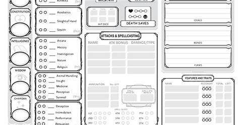Character Sheet Album On Imgur