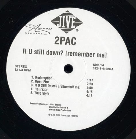 2pac R U Still Down Rasputin Records