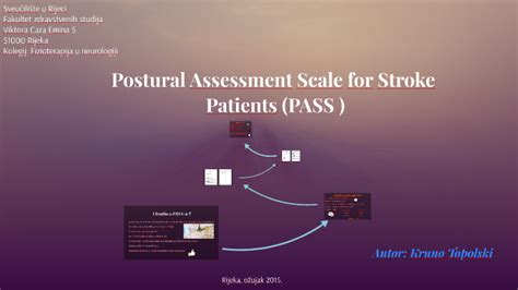 Postural Assessment Scale For Stroke Patients Pass By Kruno Topolski