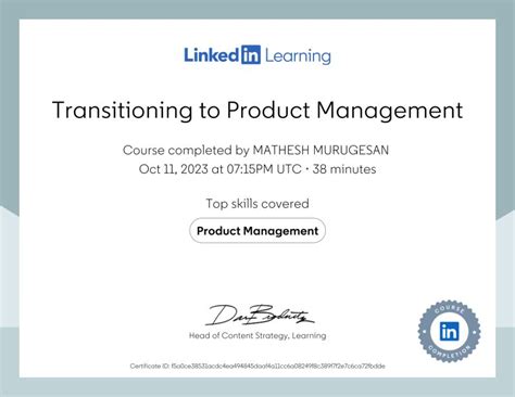 Mathesh Murugesan On Linkedin Certificate Of Completion