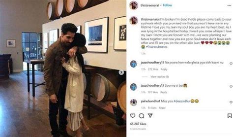 Late Punjabi Actor Deep Sidhus Girlfriend Reena Rai Pens Down An