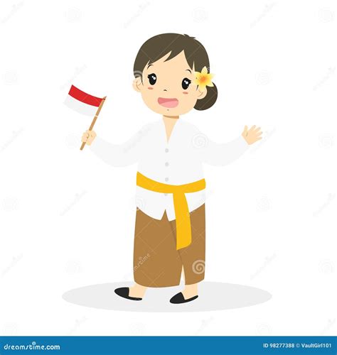 Flag Cartoon Icon Design Template With Various Models Vector