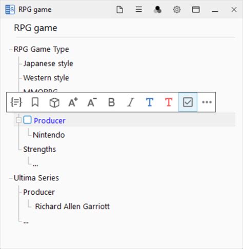 Insert Checkbox Into Sticky Notes Window SynapBook