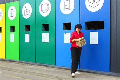 A Place For Sorting Waste Garbage Disposal Is Strictly Categorized